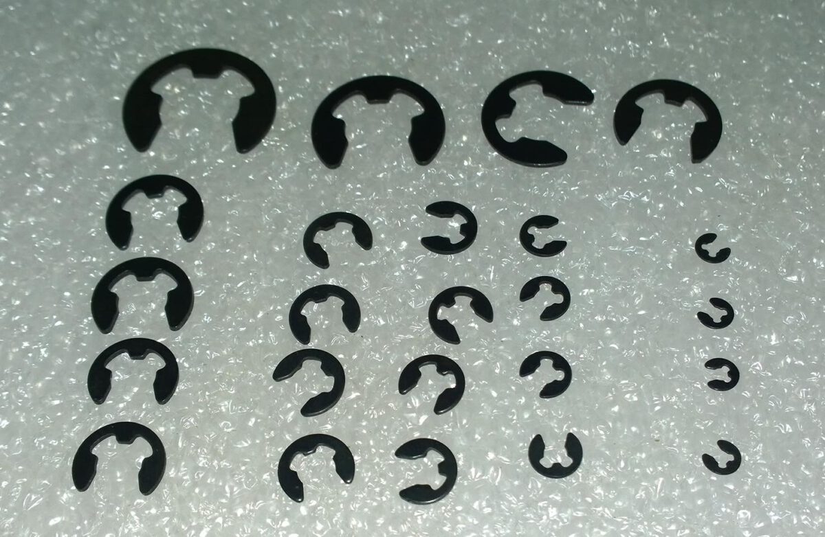 LOT DE 24 CIRCLIPS E-TYPE - LWE65 - ACIER AU MAGANESE M2-M12 EXTERIEUR ...