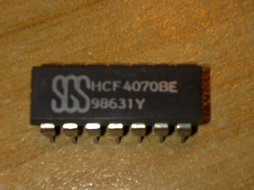LOT DE DEUX CIRCUITS INTEGRES - HCF4070BE - QUAD EXCLUSIVE OR GATE