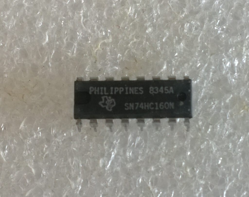 CIRCUIT INTEGRE - SN74HC160N - SYNCHRONOUS 4-BIT DECADE AND BINARY COUNTERS