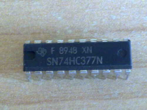 LOT DE 2 CIRCUITS INTEGRES - SN74HC377N ou PC74HC377P - D-Type Flip ...