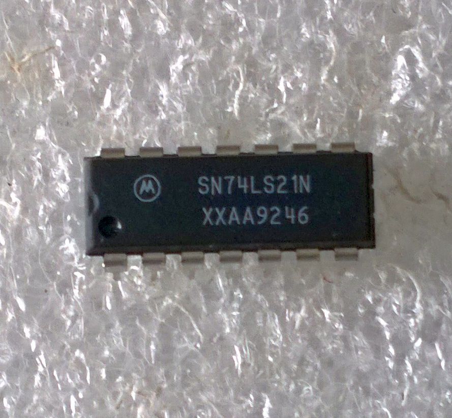 LOT DE 2 CIRCUITS INTEGRES - SN74LS21N - DIL14 - DUAL 4-INPUT AND GATE ...