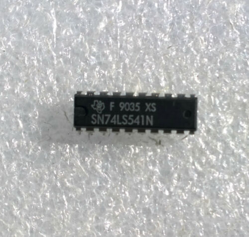 Lot de 2 Circuits Intégrés - SN74LS541N - Oct. Buff. and Line Drivers with 3-State Out - Texas ...